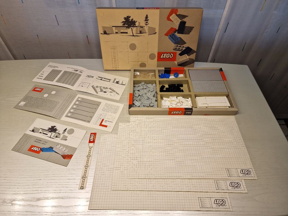 LEGO SYSTEM 751 1962 HOBBY MODELLBAU ARCHITECTURE RARE (Gebraucht) in ...