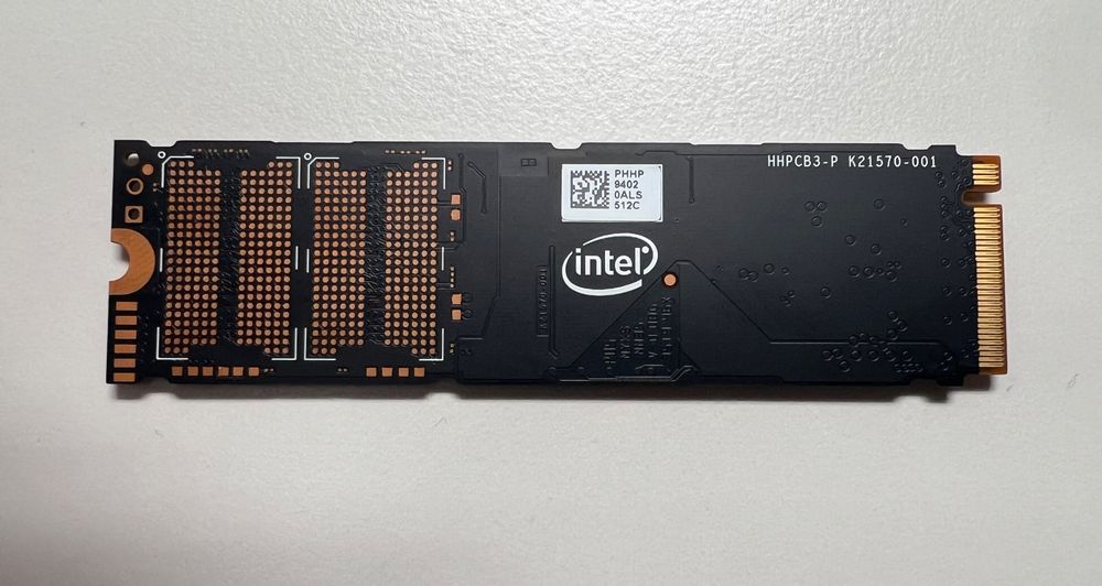 Intel NVMe SSD 512 GB nur 60h Betrieb (Gebraucht) in Dietikon für CHF ...