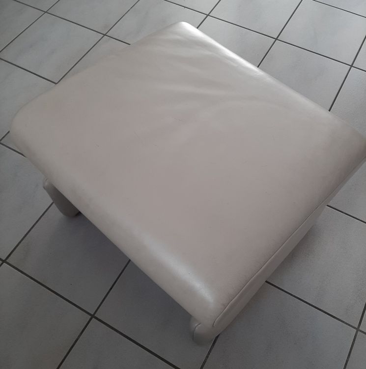 2er Sofa mit Hocker (Echtleder) | Kaufen auf Ricardo