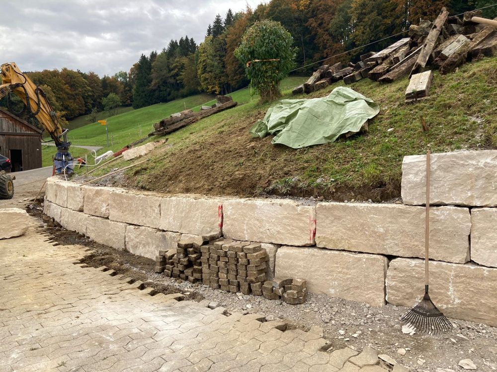 MAUERSTEINE QUADER JURA KALK KALKSTEIN GESTALTUNGSSTEINE (Neu (gemäss ...