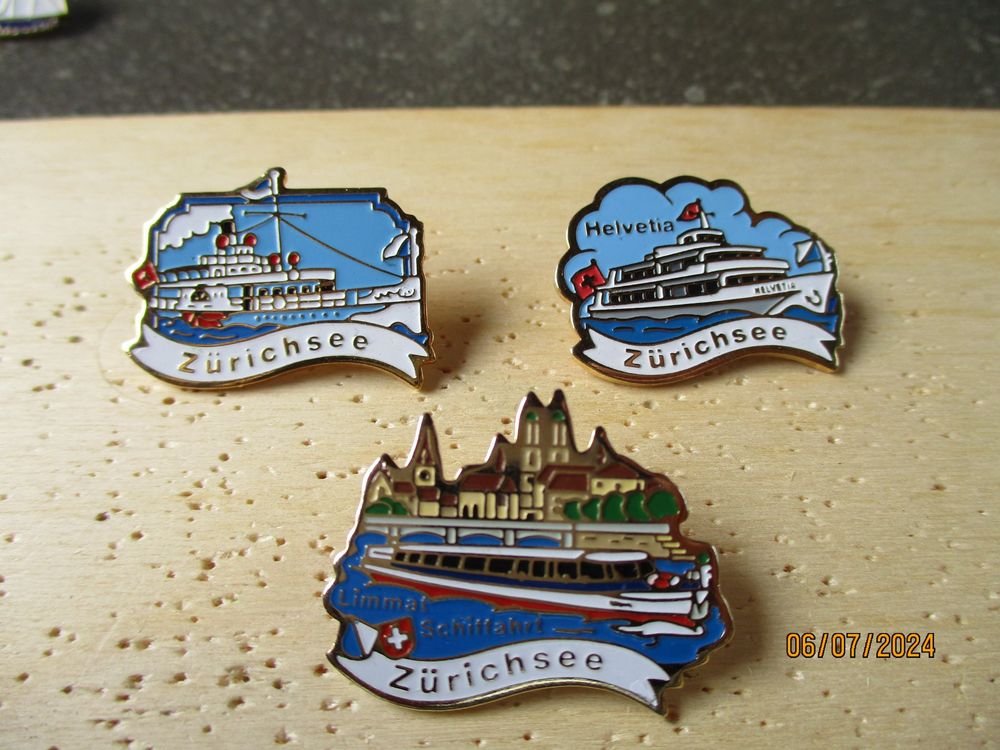 Schiffe Limmat Zürich Zürichsee Helvetia Pin Lot Sammlung (Neu (gemäss ...