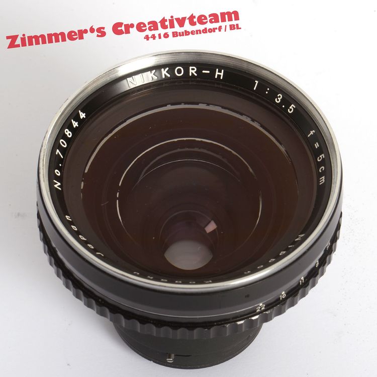 Nikkor-H 5cm 3.5 Weitwinkel zu Zenza Bronica 6/6, Nikon (Gebraucht) in ...