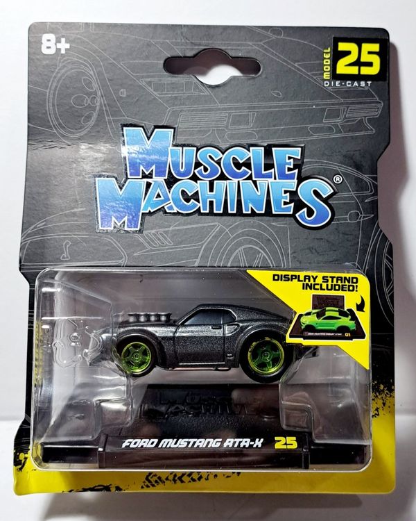 Muscle Machines Ford Mustang RTR X No. 25 1:64 - OVP (Neu und ...