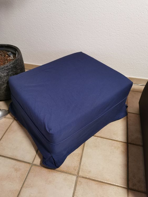 Ikea; blauer Alleby Hocker & Gästebett (Gebraucht) in Boniswil für CHF ...
