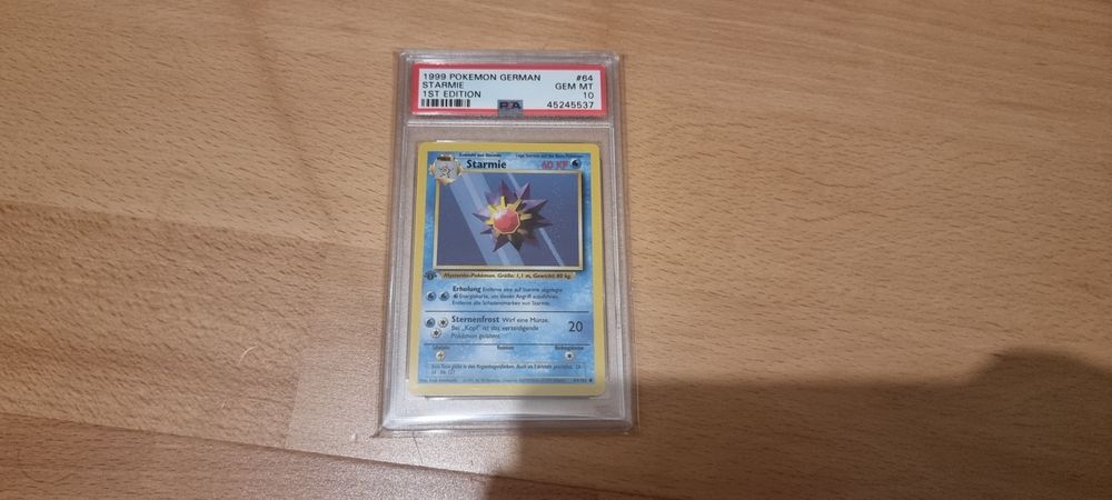 Starmie Base Set PSA 10 1. Edition Karte (Neu (gemäss Beschreibung)) in ...