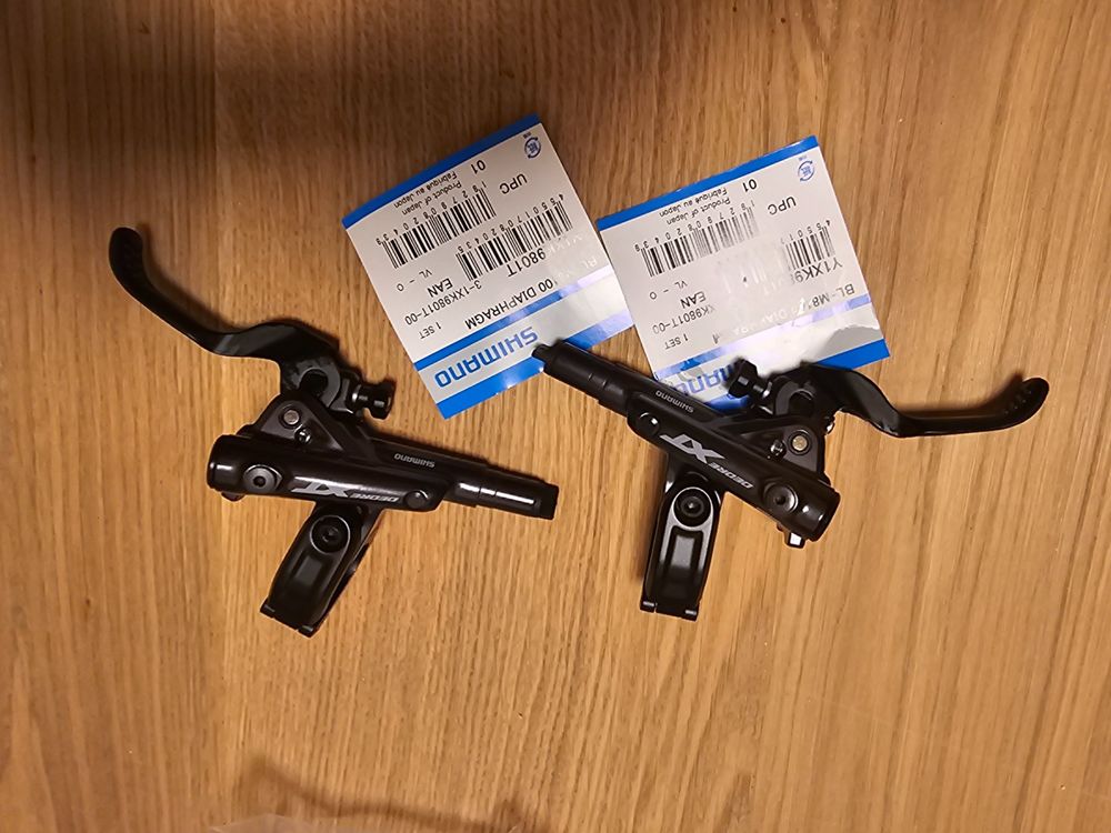 Shimano Bremshebel XT BL-M8100 Disc 2-Finger, Paar (Gebraucht) in ...