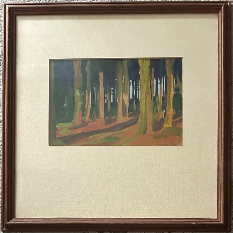 Wald Szene Gouasche Gemälde Unl.Signiert (Gebraucht) in Root für CHF 19 – mit Lieferung auf ...