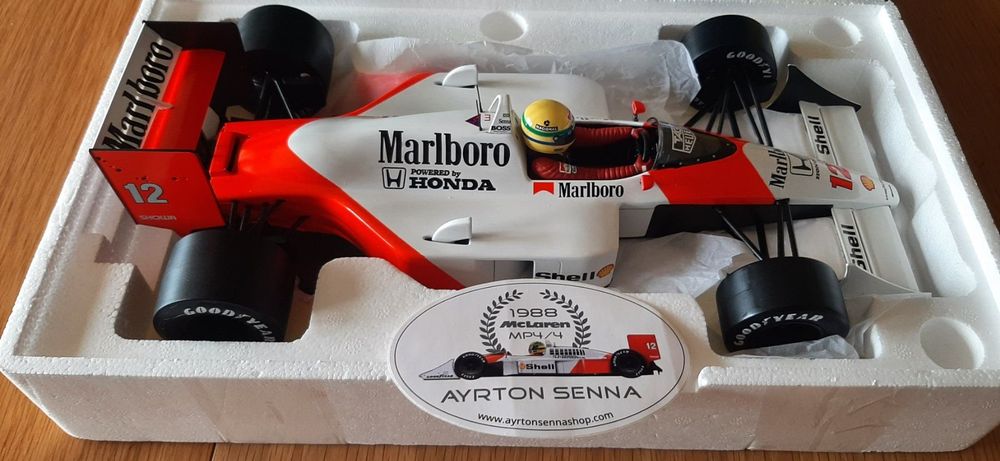 McLaren MP4/4 Honda Ayrton Senna F1mit Marlboro Decals 1:12 | Acheter ...