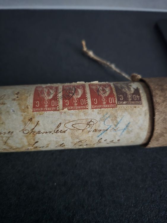 Antike Brief in Tube 1925 gerollt (Gebraucht) in Sion für CHF 9 – nur ...