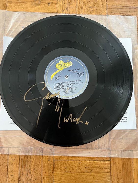George Michael - Autographe vinyle Lp (D'occasion) à Le Lignon pour CHF ...