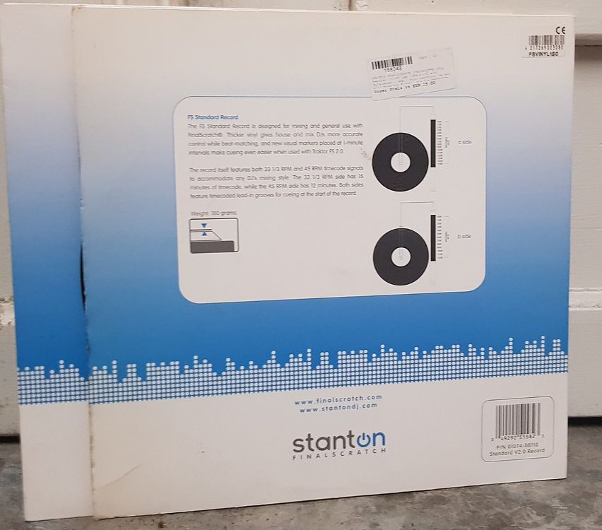 Stanton Final Scratch fs record standard Time Code DJ Vinyl | Kaufen ...