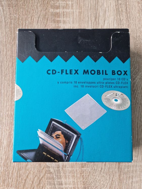 CD-Flex Mobil Box CD-Aufbewahrung für 10 CD's (Neu (gemäss Beschreibung ...