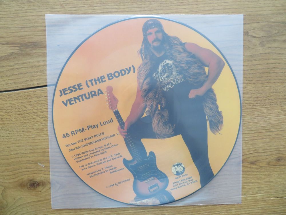 Jesse Ventura Picture Disc - The Body Rules 1984 (Neu (gemäss Beschreibung)) in Zürich für CHF ...