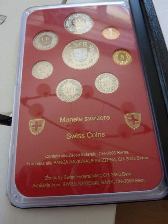 9x schweizer Münzsätze 1984-94, PP | Kaufen auf Ricardo