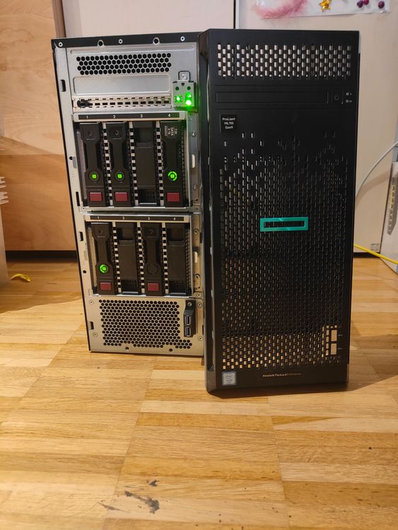 HPE ProLiant ML110 Gen9, 8 Core, 72GB Ram, P440, SSD, HDD (Gebraucht) in Hochdorf für CHF 370 ...