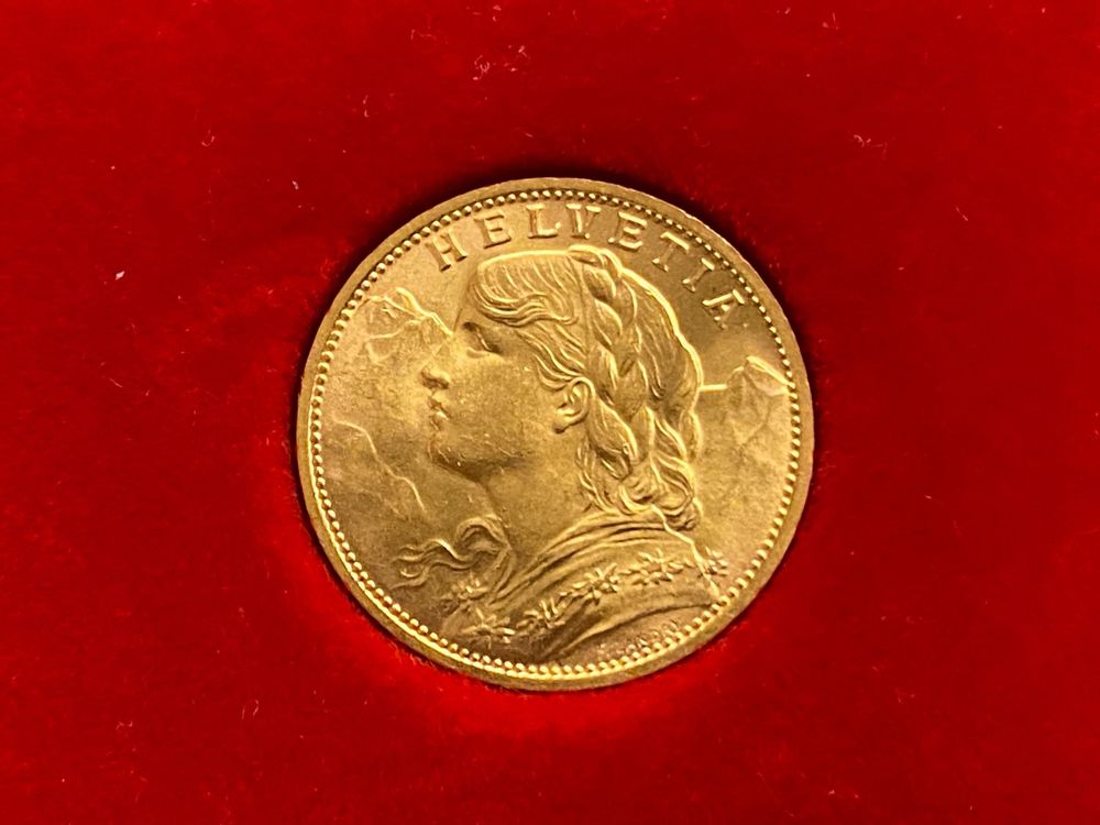 20 Fr. - Vreneli - 1913 - unz. Stgl - RAR *prachtstück* | Kaufen auf ...