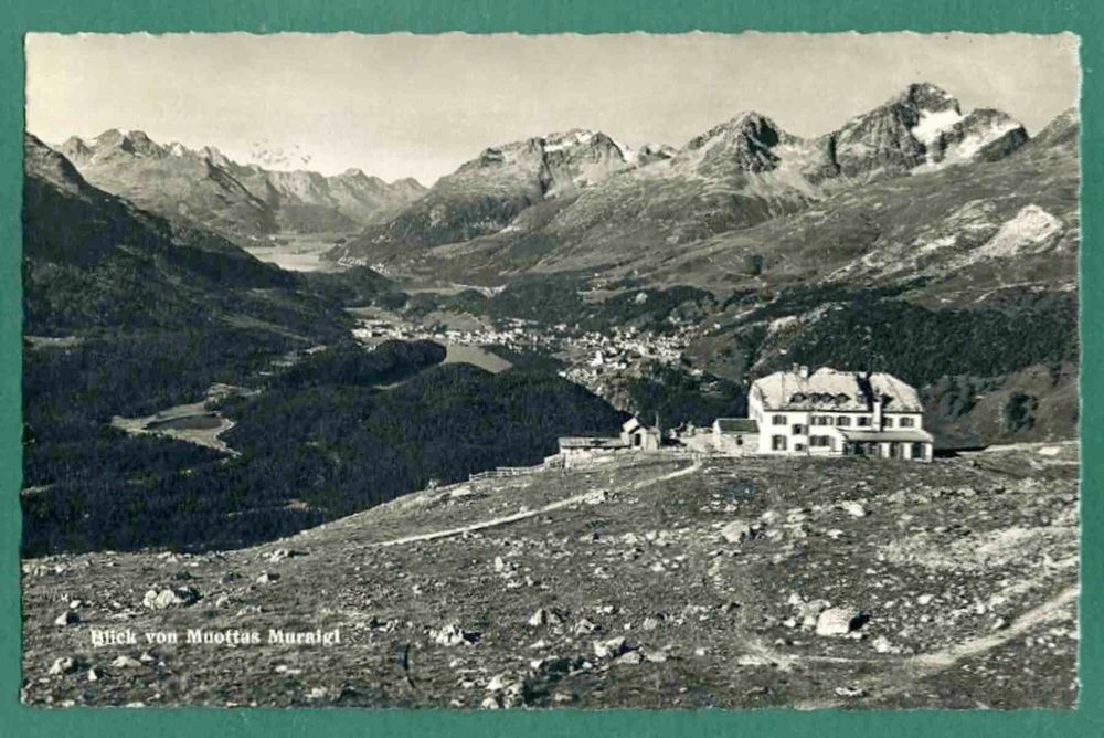 Muottas Muragl, Hotel Muottas Kulm,1946 (Gebraucht) in Sargans für CHF 1 – mit Lieferung auf ...