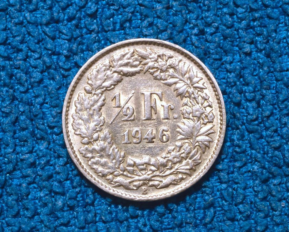 1/2 Franken 1946 Gleichstehend (Gebraucht) in Oberglatt ZH für CHF 90 – mit Lieferung auf ...