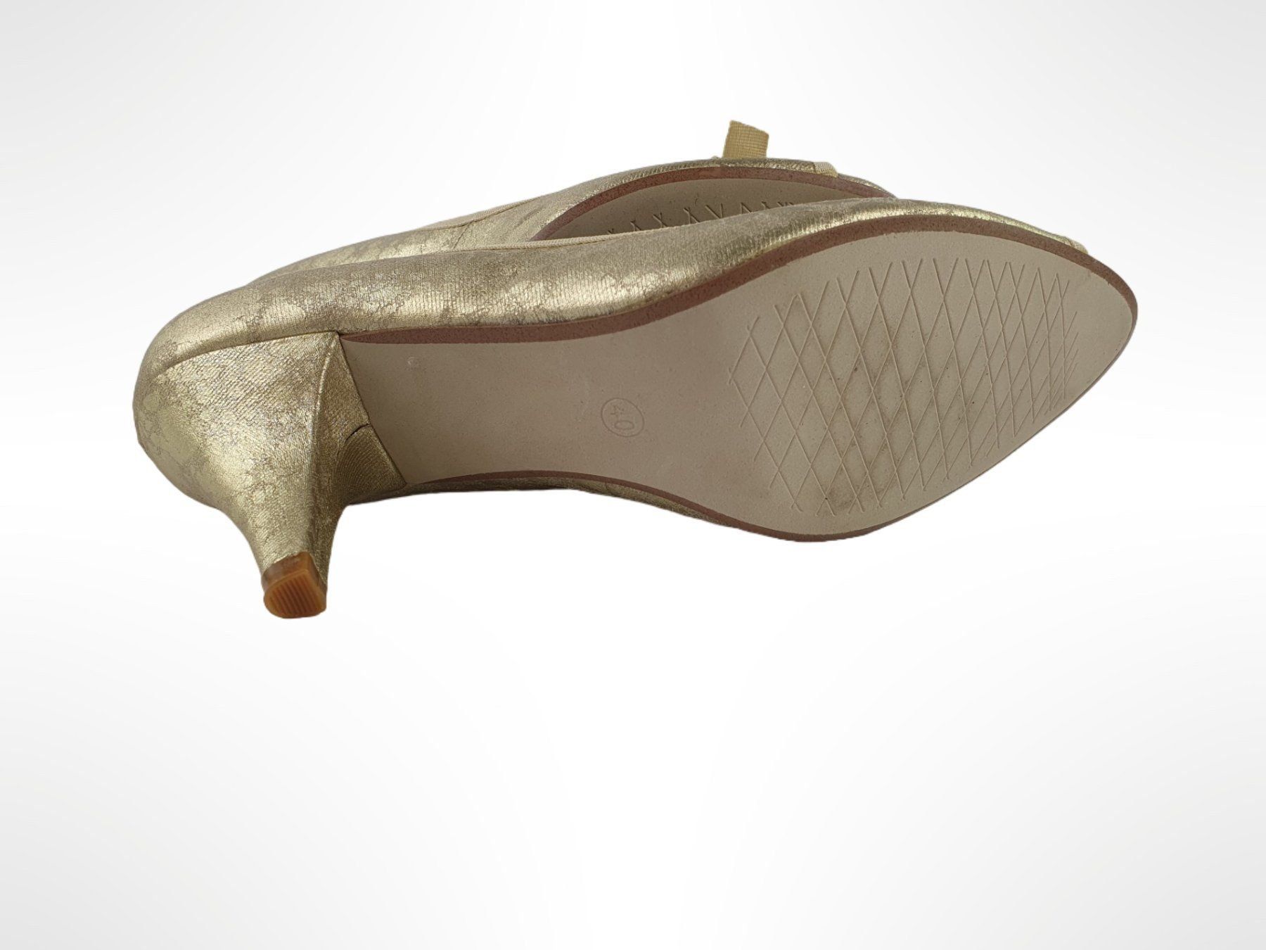 Neue Carina Pumps Gold FARBE Gr. 40- FERIEN (Neu (gemäss Beschreibung ...