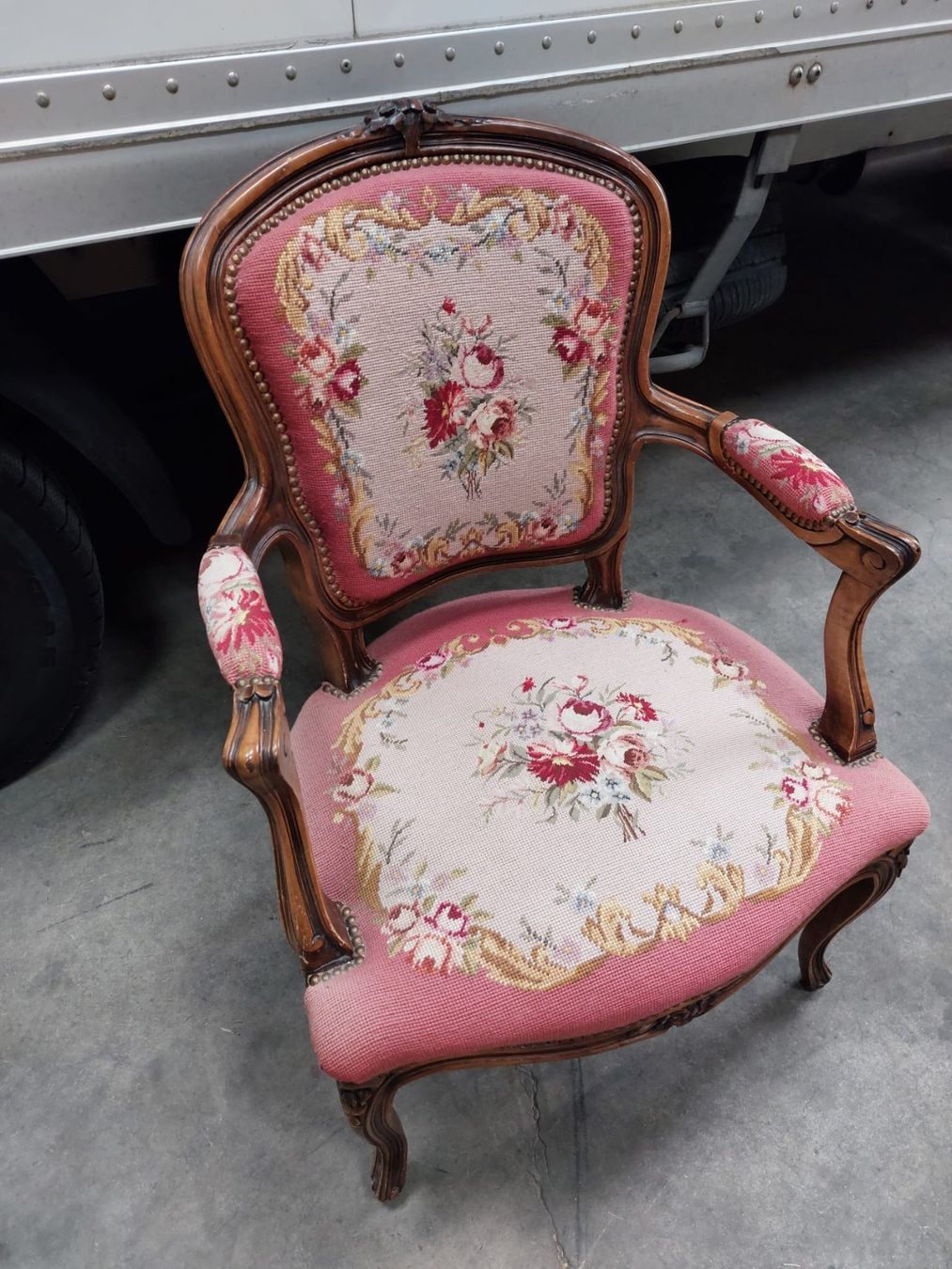 schicker alter Sessel im Barockstil, Royal oder klassisch (Gebraucht ...