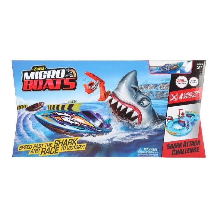 ZURU TOYS Micro Boat Set Shark Attack Wasserbahn Boot (Neu und ...