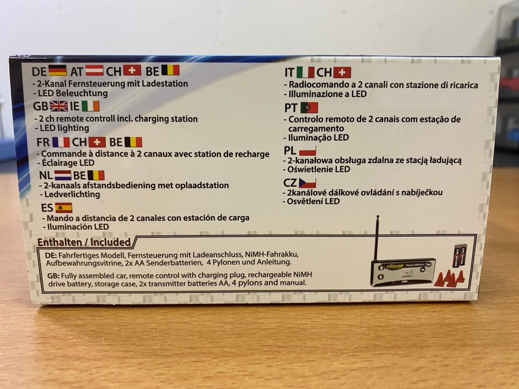 Carson Nano Racer, rotes Modellauto, komplett (Gebraucht) in ...
