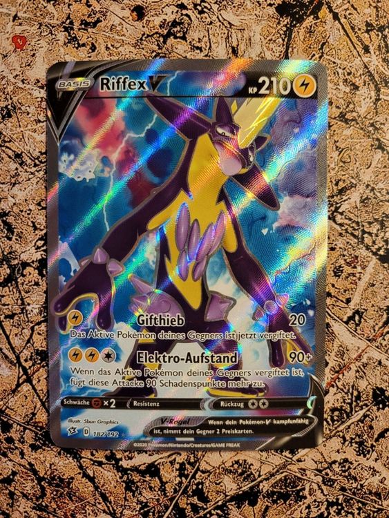 Riffex V Full Art 182/192 (DE) - Pokémon TCG (Gebraucht) in Grindelwald ...