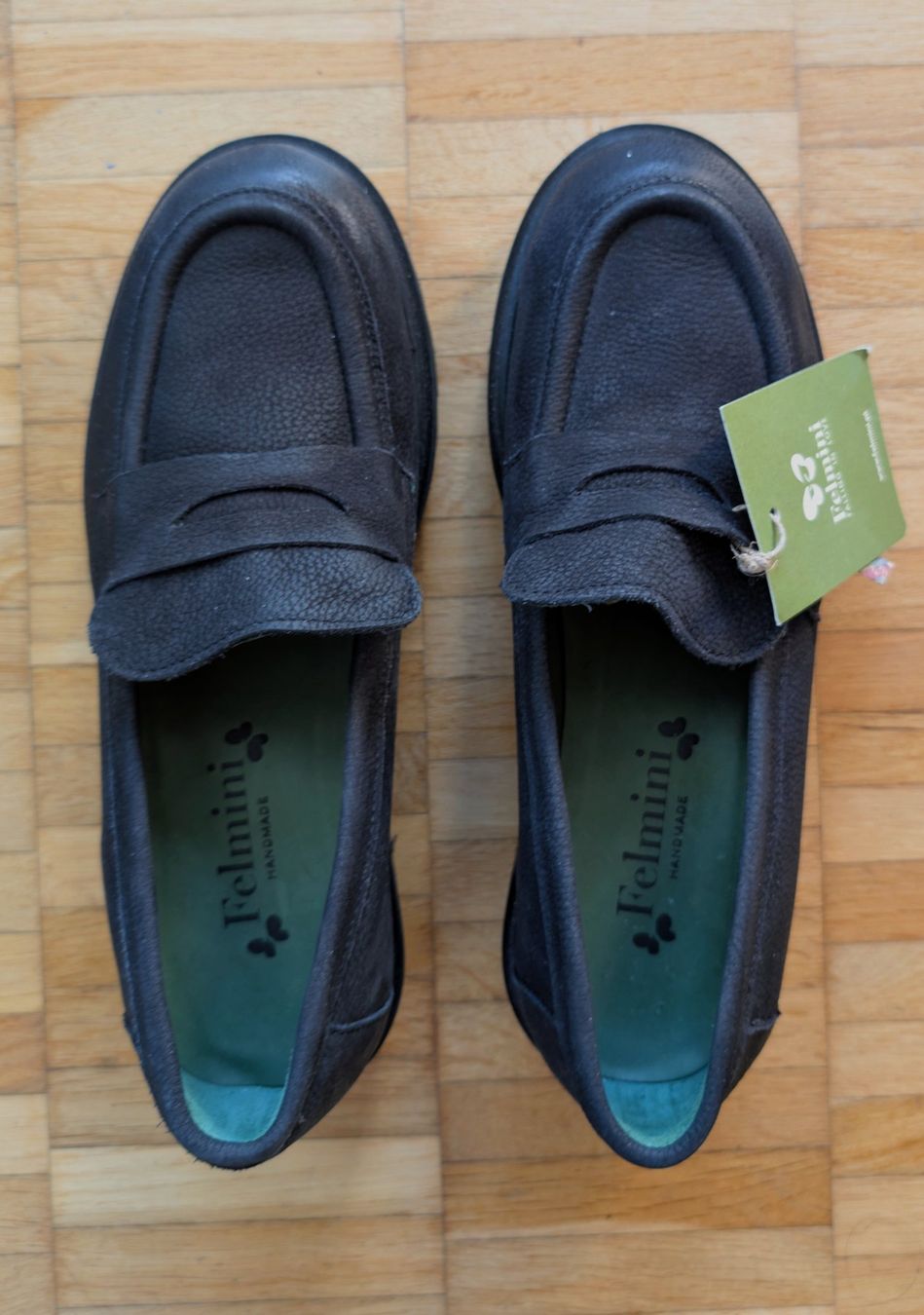 Neu! Toller Loafer von Felmini, Leder, Schwarz, Gr 37 (Neu (gemäss ...