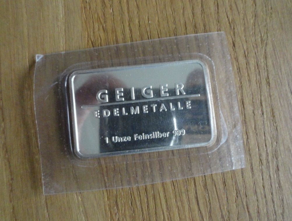 Silberbarren 2 unzen, 20 gramm und 2x 10 gramm (Neu und ...
