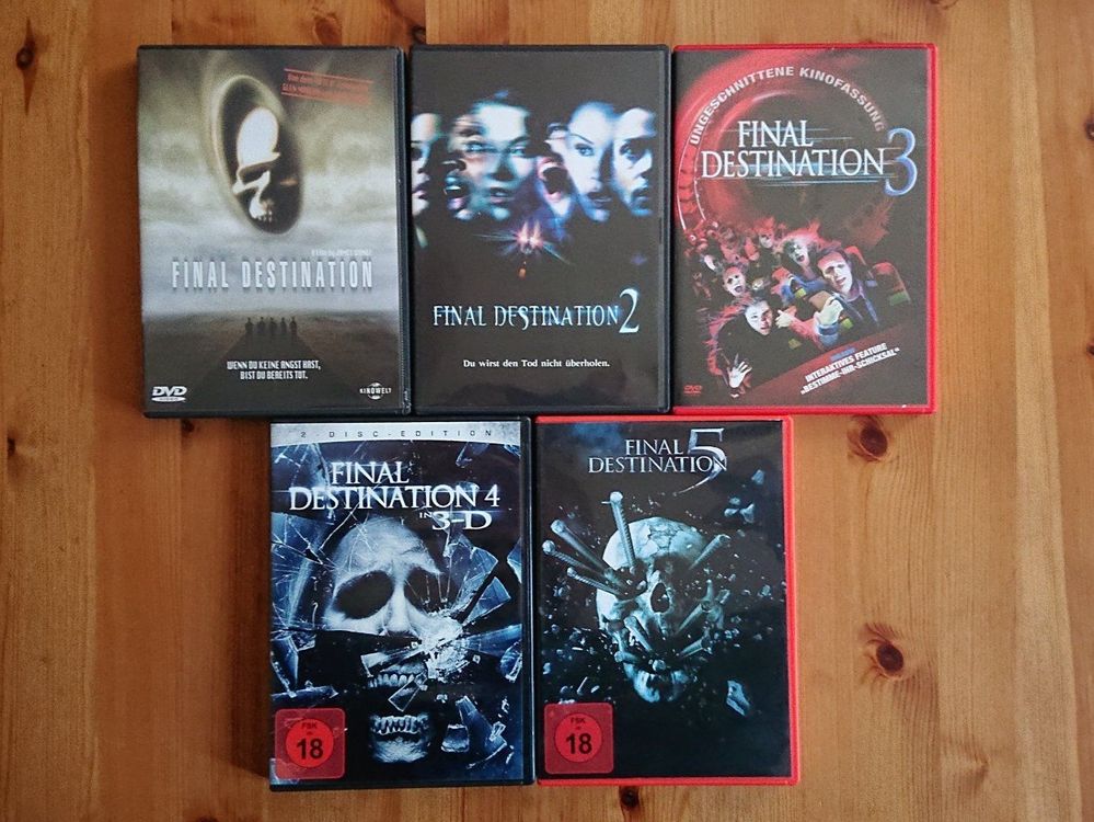 FINAL DESTINATION 1 bis 5 auf DVD | Kaufen auf Ricardo