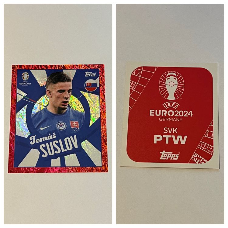 Topps Euro 2024 - Tomáš Suslov - SVK PTW - Roter Rand (Neu (gemäss ...