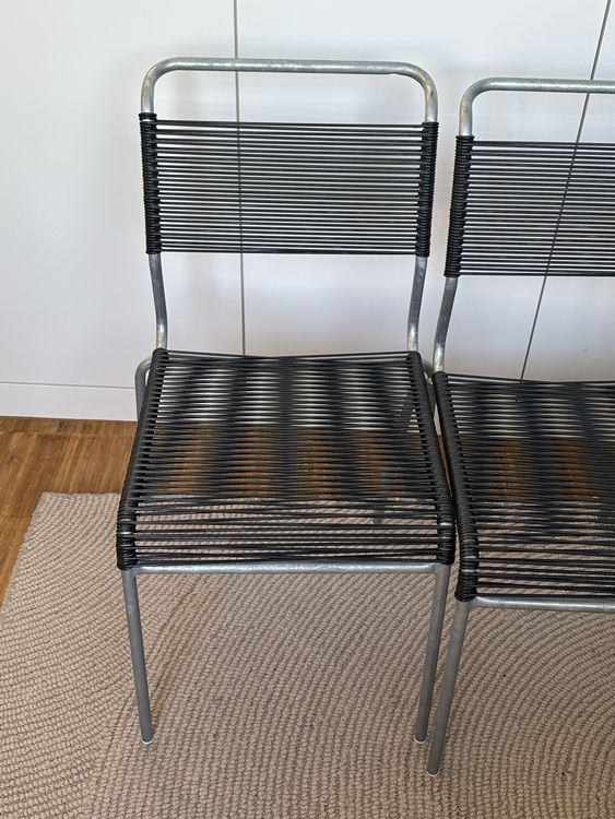 Schaffner Säntis Spaghetti Stühle Anthrazit – Top Zustand (Neu (gemäss ...