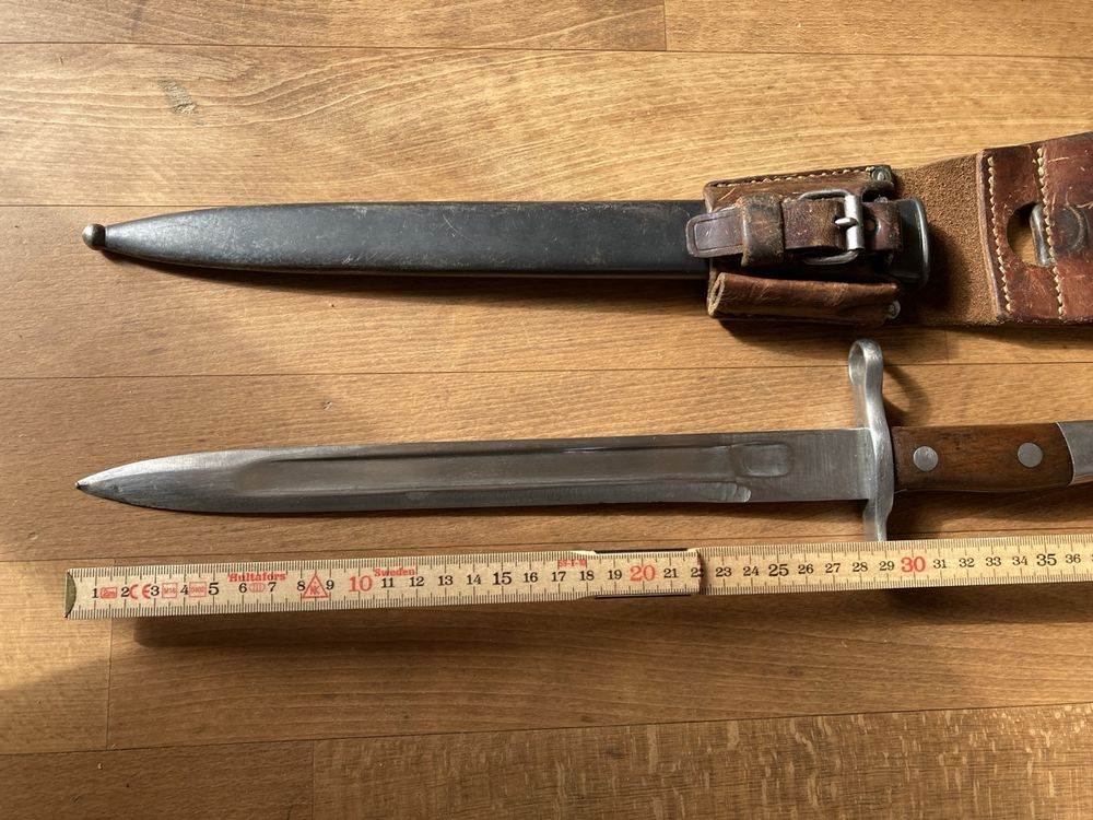 Bajonett mit Lederscheide Nr. 3458 (Gebraucht) in Winterthur für CHF 39 ...