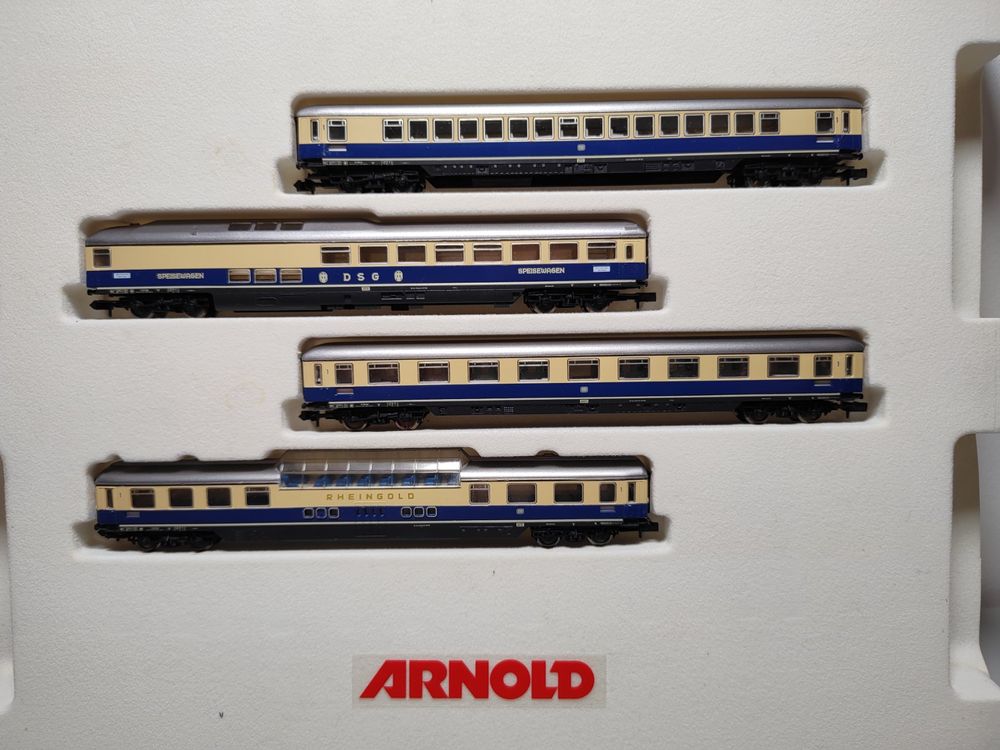 ARNOLD 0144K, 4 Wagen Rheingold Set (Neu (gemäss Beschreibung)) in ...