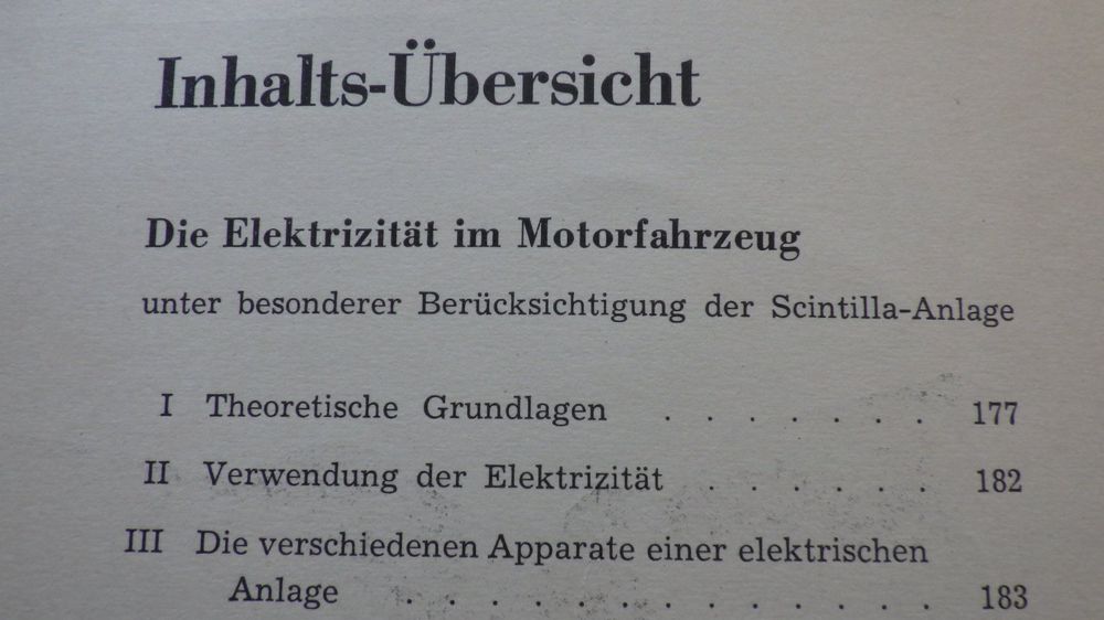 BUCHELI NR.4 F. SCINTILLA VERTEX VW KÄFER WINKER CONDOR A580 (Gebraucht ...