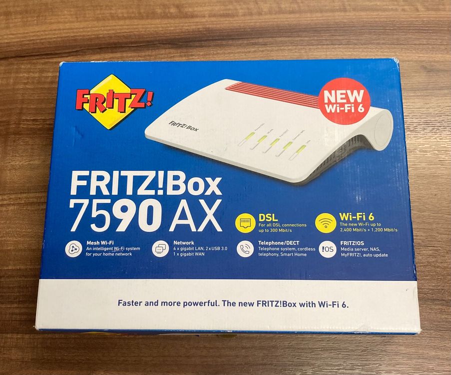 FRITZ!Box 7590 AX WLAN Router mit Wi-Fi 6 (Gebraucht) in Vaduz für CHF ...