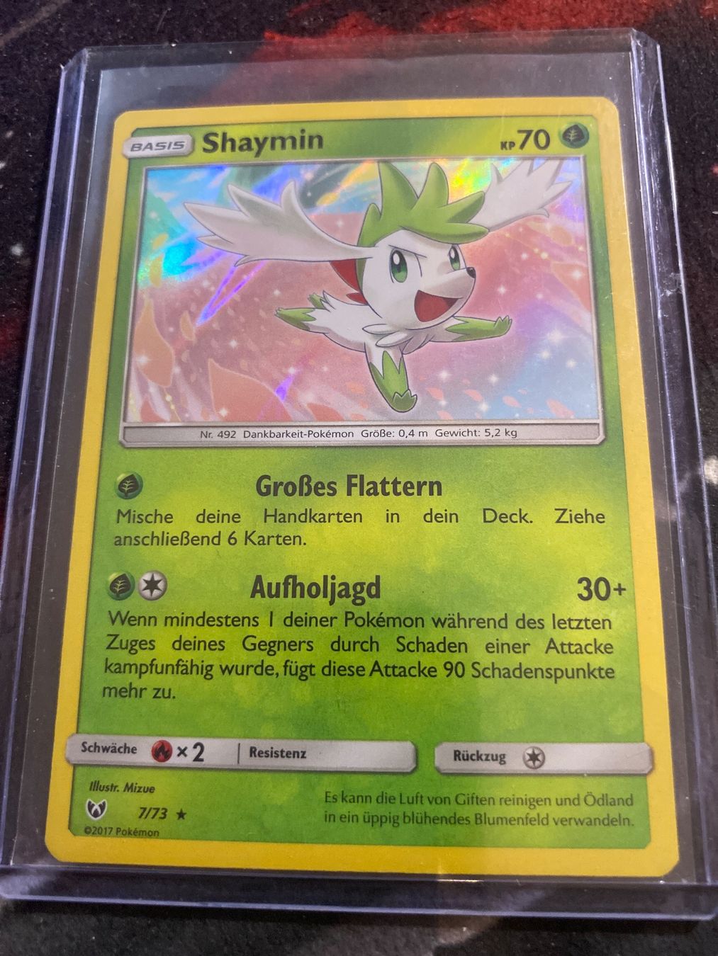 Pokémonkarte Shaymin - HOLO - Shining Legends (Gebraucht) in Nebikon ...