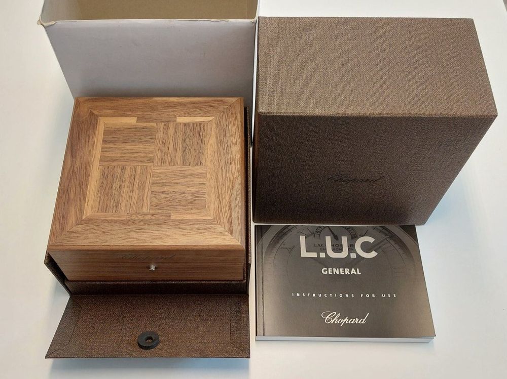 Chopard L.U.C - braune Holz Box - ca. 2015 - NEU (Neu und ...