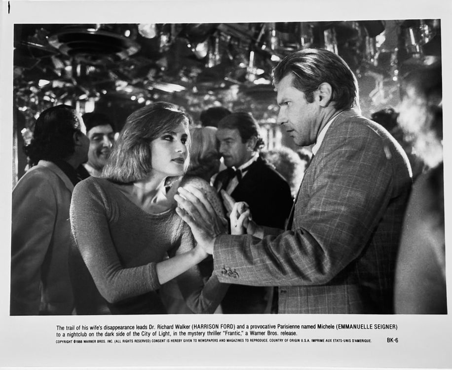 Film, Harrison Ford & Emmanuelle Seigner in "Frantic" (1988) (Gebraucht ...