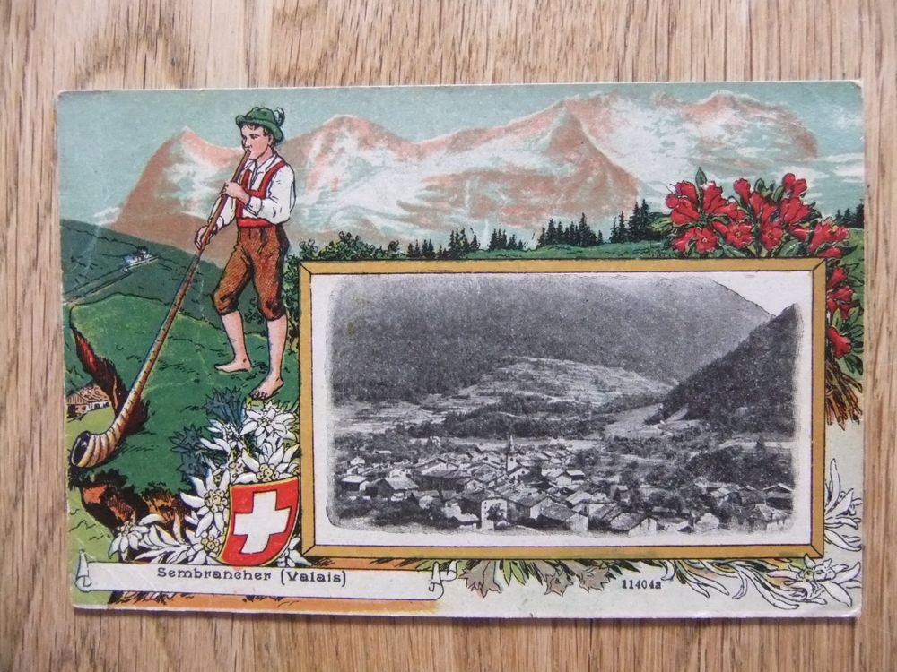 Sembrancher Wallis Valais Prägekarte (Gebraucht) in St. Niklaus VS für CHF 15 – mit Lieferung ...