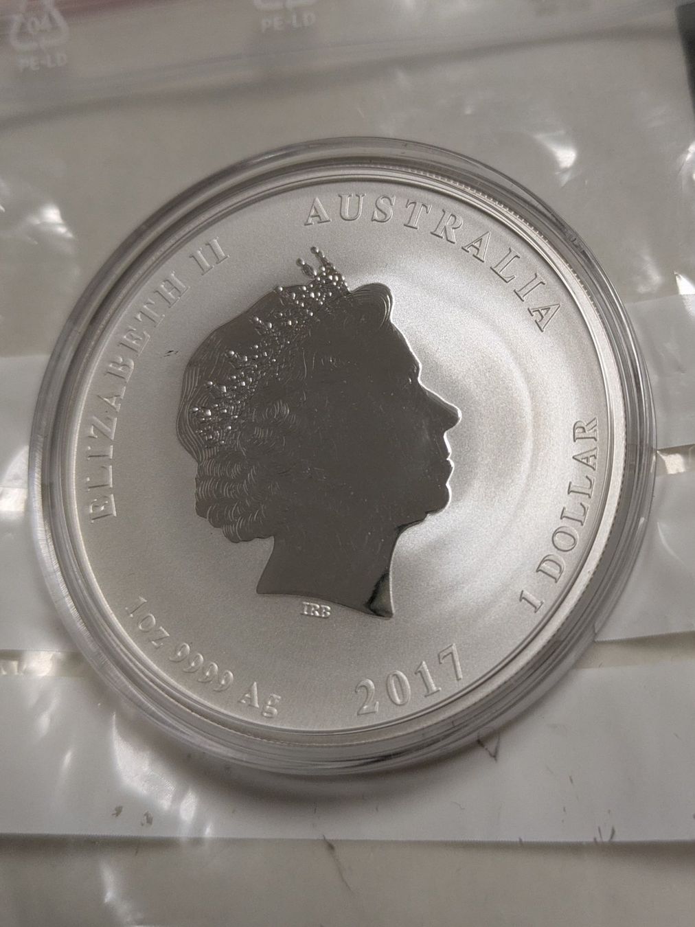 1 oz. / Unze Silber Münze Lunar 2 Hahn 2017 (Gebraucht) in Uznach für ...