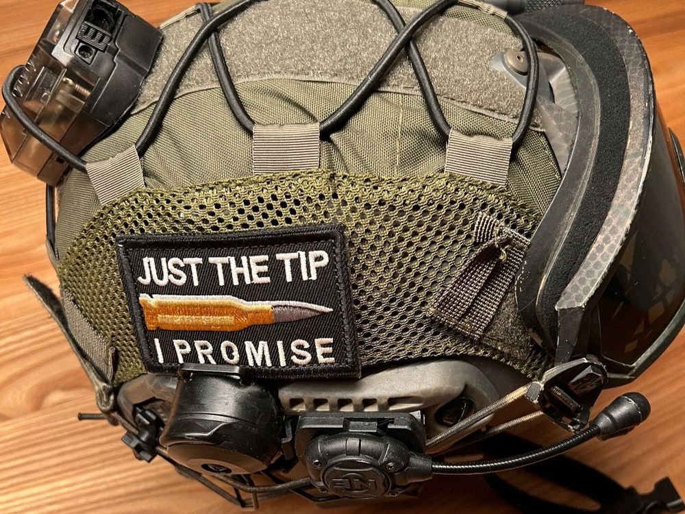 JUST THE TIP I PROMISE - VELCRO PATCH *** | Kaufen auf Ricardo