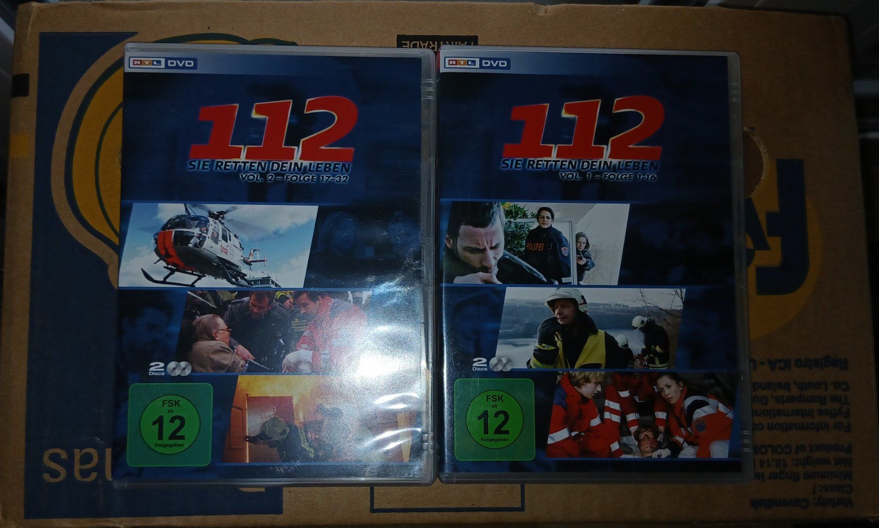 112-Sie retten dein Leben DVD Box, Volume 1 + 2! Top! (Gebraucht) in ...
