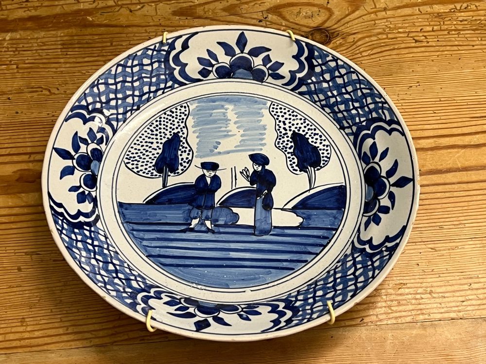 Alter Porzellanteller mit Stempel. | Kaufen auf Ricardo