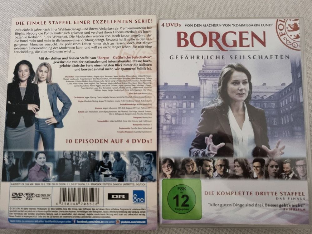 Borgen DVD dritte Staffel (Gebraucht) in Bern für CHF 15 – mit ...