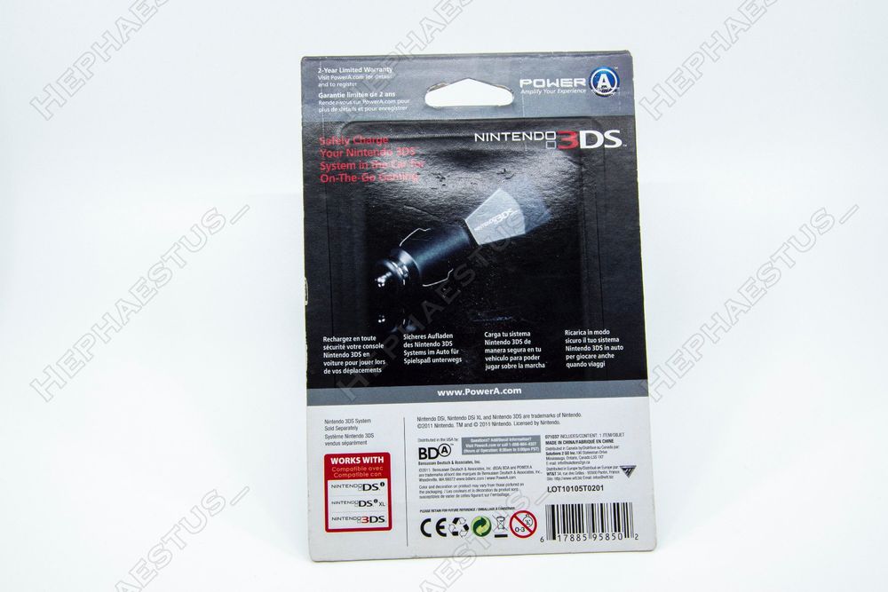 Nintendo 3DS & DSi Car Adapter von PowerA NEU&OVP (sealed) (Neu und ...
