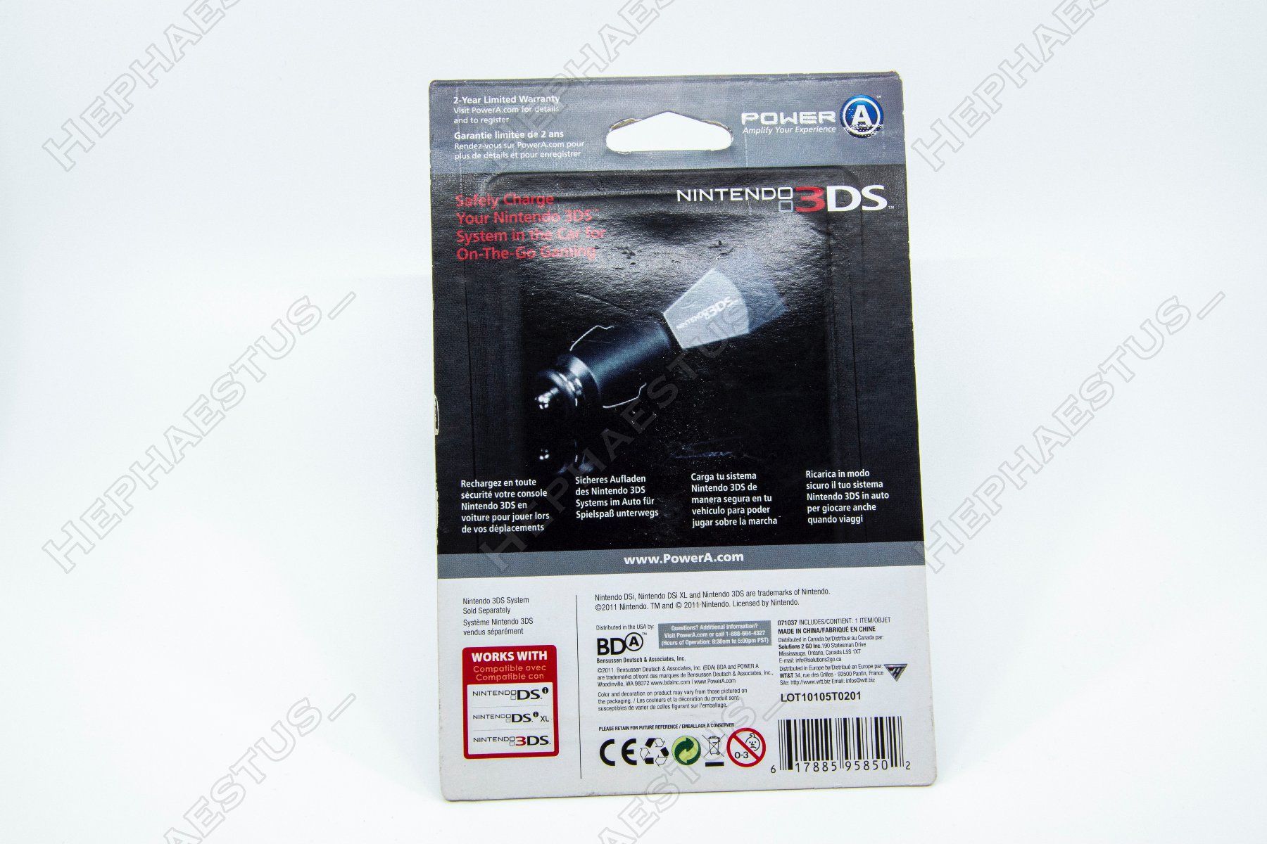 Nintendo 3DS & DSi Car Adapter von PowerA NEU&OVP (sealed) (Neu und ...