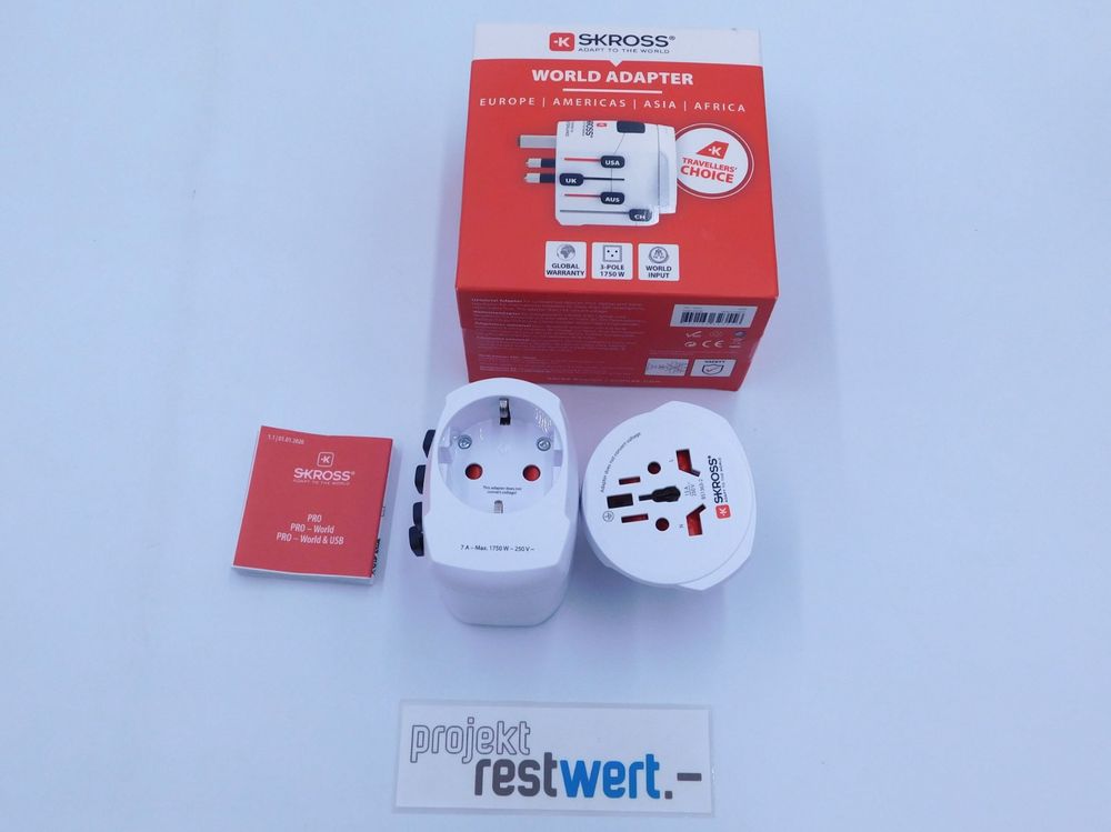 World Adapter von SKROSS (Gebraucht) in Bülach für CHF 11 – mit ...