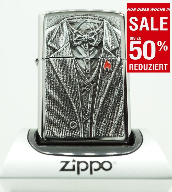 ZIPPO® TUXEDO - HEAVY - 3D - 2019 - UNGEZUENDET | Kaufen auf Ricardo