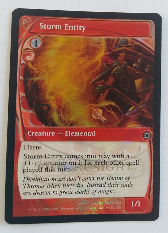 5 x Magic the Gathering Karte Storm Entity Release Promos (Gebraucht ...